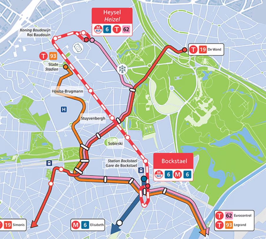 MIVB onderbreekt op 5 en 6 oktober metroverkeer tussen Bockstael en ...